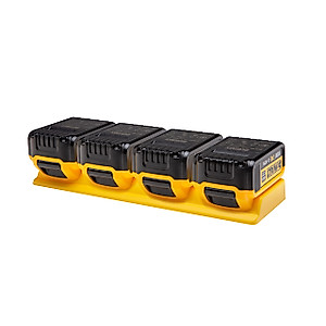 48 Tools - Battery Holder for DeWalt XR Batteries | 20V | Wall Mount | Battery Storage for Truck, Trailer, Van, Workshop, Shelf, Toolbox