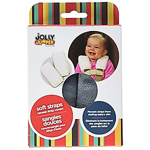 Jolly Jumper Soft Straps Carseat Strap Covers Soft Sherpa 710, Assorted color