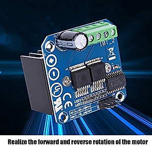 Motor Drive Module Board Module, Double BTS7960 High Current (43 A) H-bridge Driver, High-Power Driver for Smart Car BTS7960 43A Electric Components, Module