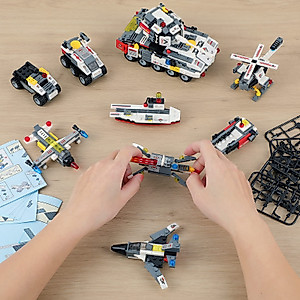 EP EXERCISE N PLAY City Military Armored Chariot Building Blocks STEM Toy Set, Age 6+, 932 Pieces