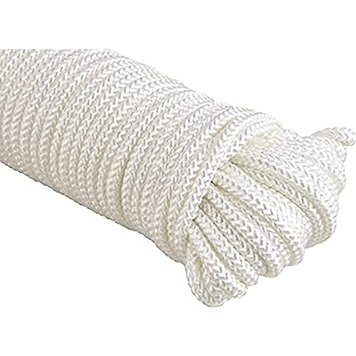 ATERET 1/4 inch by 80 Feet Nylon Rope I Multipurpose Flagline Rope, UV Resistant & Excellent Shock Absorption I Ideal Use for Camping, Clothesline & Marine (1-Pack)