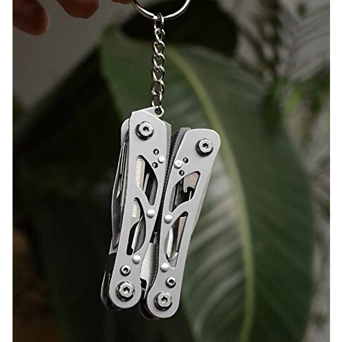 Multitools Set with Gift Box (Multi-Function Card, Multitool Key with Key Ring and Clip, Mini Multitool Plier).