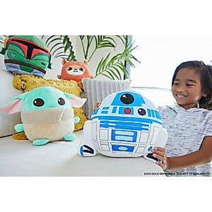 Star Wars Cuutopia 10-inch R2-D2 Plush, Soft Rounded Pillow Doll, Collectible Gift for Kids & Fans Ages 3 Years Old & Up 10 inches
