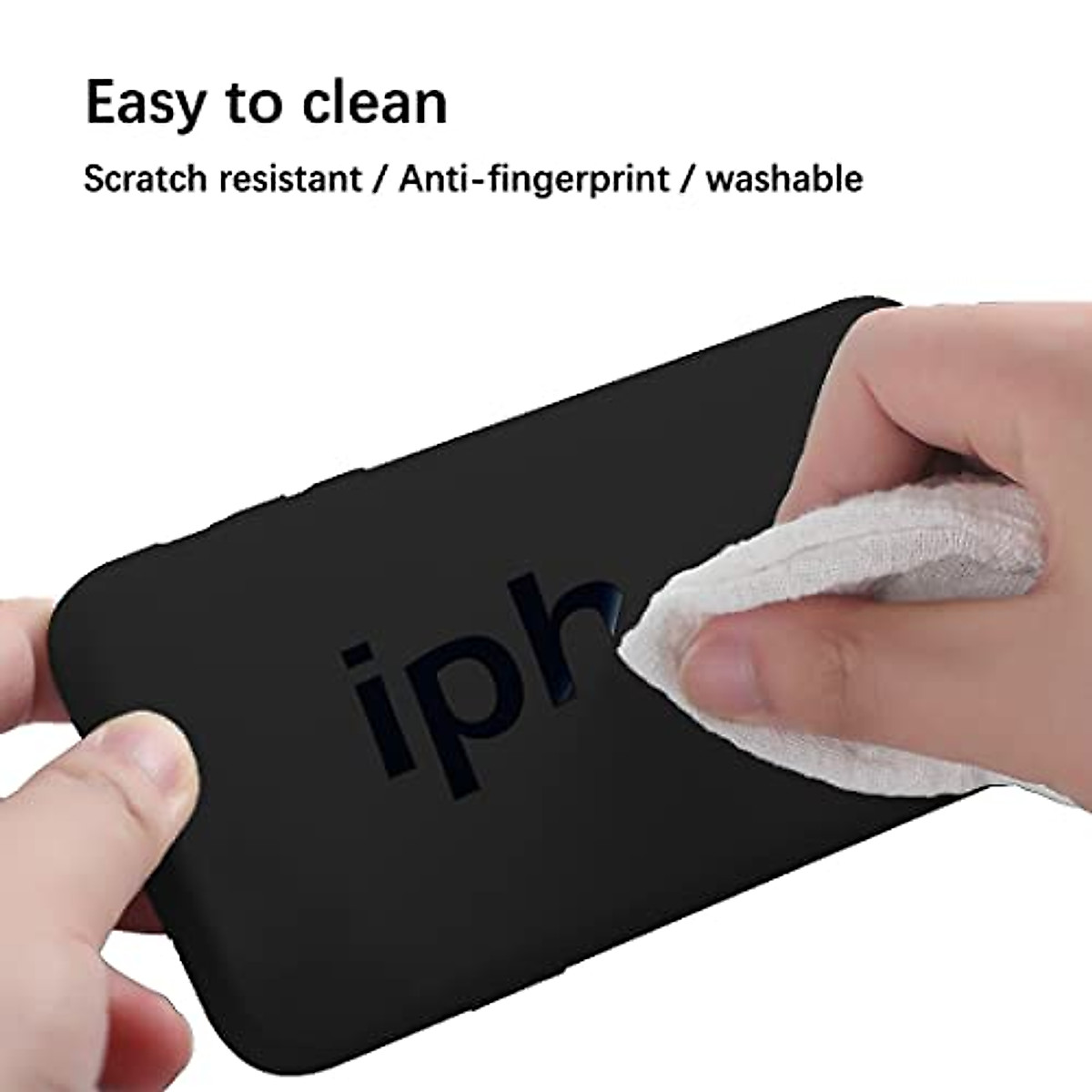 Jancyu Compatible with Huawei Mate 50 Pro Case Silicone Shockproof, Huawei Mate 50 Pro Ring Holder Phone Case, Compatible with Phone Mount for Car Slim Cover (Black)