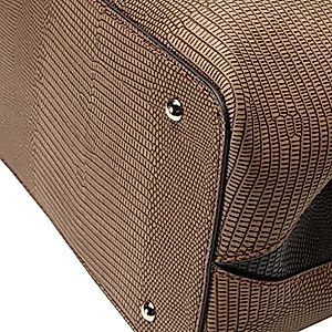 GUESS womens Satchel, Satchel Shoulder Bag, Chestnut Multi, One Size US