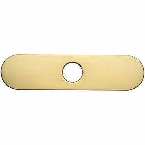 AguaStella ASD52CB Champagne Bronze Deck Plate 10 Inch Stainless Steel Escutcheon Plate