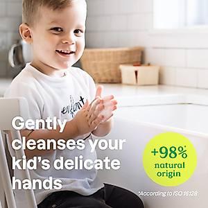 ATTITUDE Foaming Hand Soap for Kids, EWG Verified, Dermatologically Tested, Plant- and Mineral-Based Ingredients, Vegan, Watermelon & Coco, 10 Fl Oz