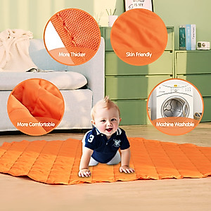 Hexagon Baby Play Mat Cover for CELETOY Portable Play Yard 64 Inch Soft, Washable, Hexagonal Mats - Portable for Indoor and Outdoor Play