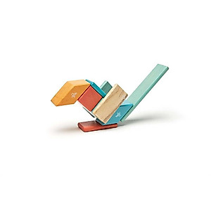14 Piece Tegu Magnetic Wooden Block Set, Sunset