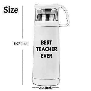 ZMvise Custom Your Logo Personalized Water Bottle Coffee Travel Mug Drink Thermos Cup 12 ounce 350ml