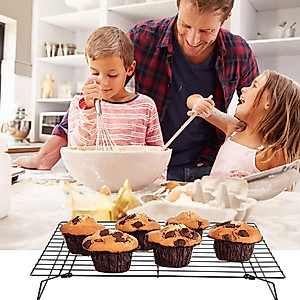 Tier Cooling Rack, Stackable Baking Rack Shelf, Kitchen Cookie Cooling Rack Baking Supplies for Bread Cake Biscuits and More (3-Tier Cooling Racks)