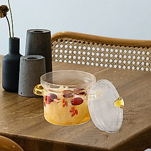 CALLARON Pots for Cooking with Lids Saucepan with Cover Simmer Pot Milk Pot -resistant Stovetop Pot And Pan with Lid for Soup Milk Baby Food 450ml