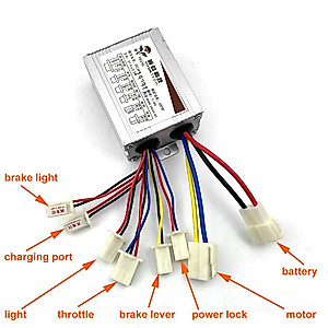 L-faster Freewheel 36V 450W Electric Bike DC Motor Electric Scooter Motor Electric Bicycle Conversion Kit Gear Reduction Motor DIY Ebike (24V 450W kit)