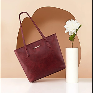 Montana West Tote Bags Large Leather Purses and Handbags for Women Top Handle Shoulder Satchel Hobo Bags MWC-028RD