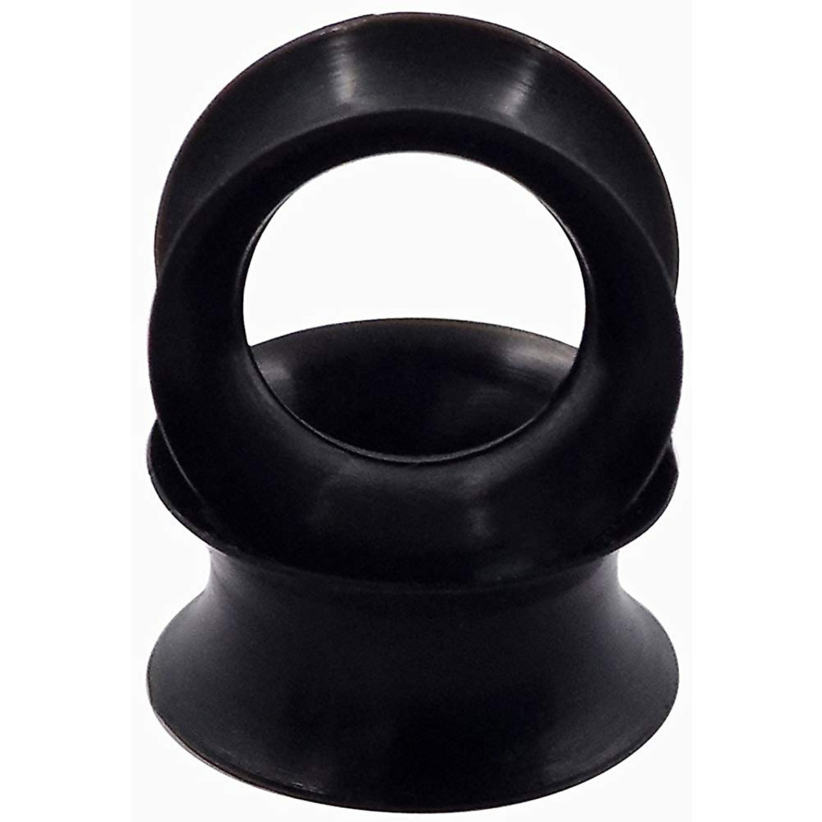 Soft Silicone Ear Tunnels Ultra Thin Double Flared Ear Gauges Plugs Expander Piercing Jewelry