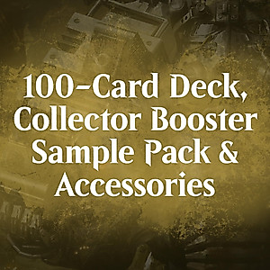 Magic: The Gathering Fallout Commander Deck – Mutant Menace (100-Card Deck, 2-Card Collector Booster Sample Pack + Accessories)