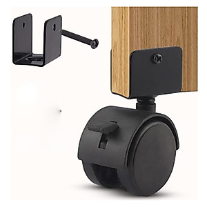 Casters Swivel casters Heavy Duty 4pcs Furniture Office Chair Sofa Brake Plastic Rolling Wheels Caster for Industrial Furniture casters Workbench