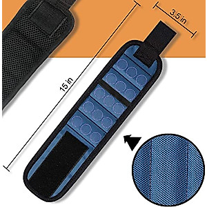 Magnetic Wristband Mens Gifts for Birthday Father's day Christmas, Unique Tool for Holding Screws Gadgets Gift for Dad, Husband, Boyfriend, Handyman mechanics