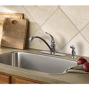 Moen 7082 Chrome One-Handle Kitchen Faucet