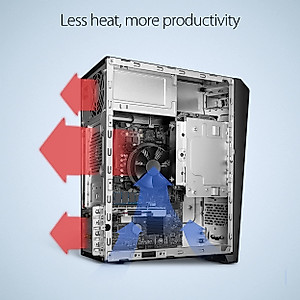 ASUS S501MD Desktop PC, Intel Core i5-12400, 16GB DDR4 RAM, 512GB PCIe SSD, Wi-Fi 6, Windows 11 Home, Black, S501MD-DB504