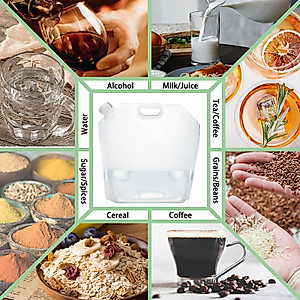 WMXWAN 21 Gallons (8 pcs, 2.6 Gallons Each), Water Storage Containers, Foldable Water Bag, BPA-Free, Premium Collapsible Water Jug, and Water Containers, for Camping, Hiking, Emergency Water Storage