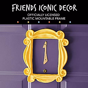 Friends 8.5 X 10.2 Large Yellow Peephole Frame from Monica's Apartment - Vintage Frame Friends TV Show Merchandise