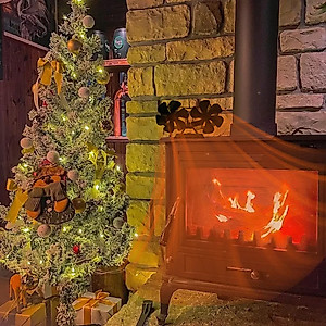 Geciliaoran Wood Stove Fan Heat Powered