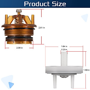 Sunluway 905-212 Bonnet Repair Kit & 905-052 Check Valve Assembly Repair Kit, Fit for Febco 765# 1" and 1-1/4" Pressure Vacuum Breaker and Back Flow Preventers (Comes with Grease)