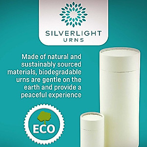 Golf Scattering Tube - Extra Small, Biodegradable Cremation Urn for Ashes, Extra Small Sized Cremation Urn, 5.25 Inches High