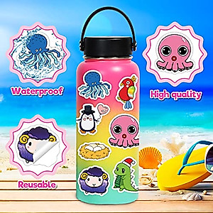 300pcs Cute Animal Stickers, Vinyl Animal Stickers for Kids, Girls, Boys, Zoo Farm Animal Stickers for Water Bottles, Laptop, Stickers Decals Gift for Teens