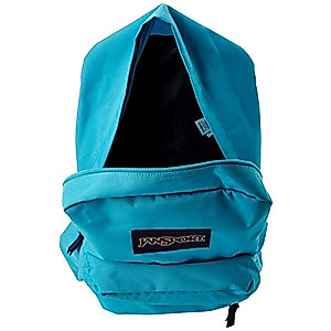 JanSport SuperBreak Backpack - Lightweight School Pack - Peacock Blue