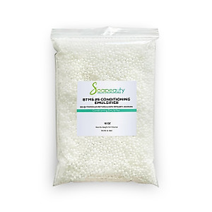 Soapeauty BTMS 25% - 16 oz - Behentrimonium Methosulfate Cetearyl Alcohol 25% Conditioning Emulsifier | Ingredient for Hair Care, Skin Care, Leave-in Treatment Products | 16 oz