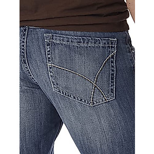 Wrangler mens 20x No. 42 Vintage Boot Cut jeans, Light Blue, 34W x 32L US