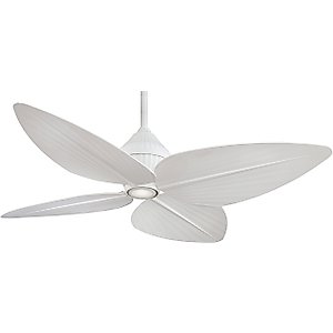 Minka-Aire F581-WHF Gauguin 52 Inch Outdoor Ceiling Fan in Flat White Finish