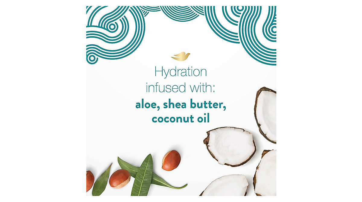 Dove Amplified Textures Hydrating Cleanse Shampoo