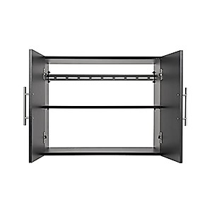 HangUps Upper Storage Cabinet, 30", Black