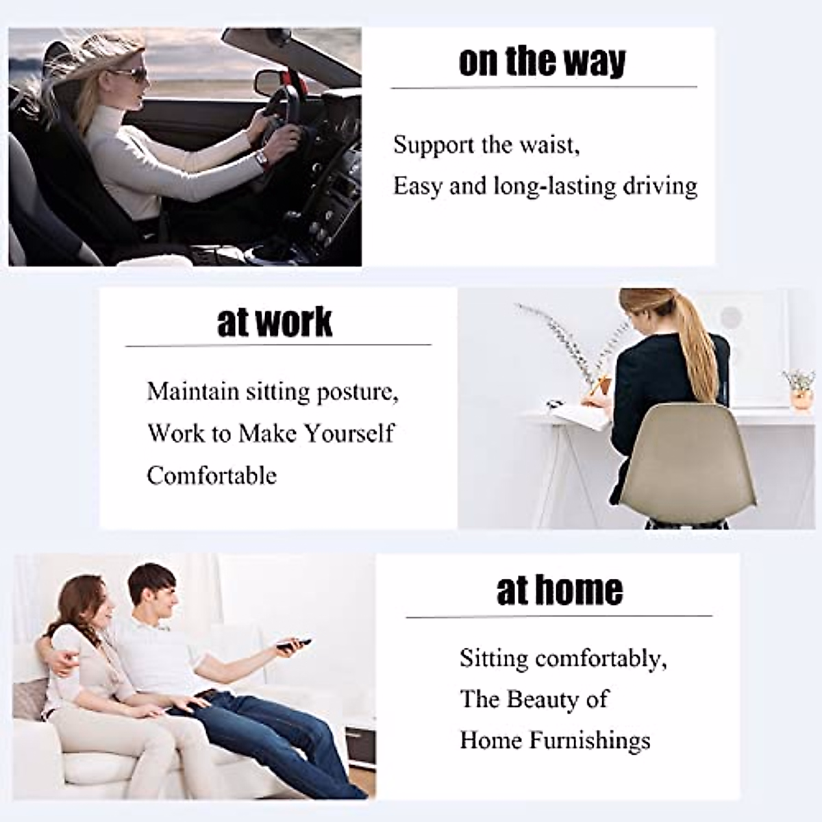 STIDE Memory Foam Seat Cushion & Lumbar Support Pillow for Office Chair Car Wheelchair Orthopedic Chair Pad and Back Cushion for Lower Back,Green