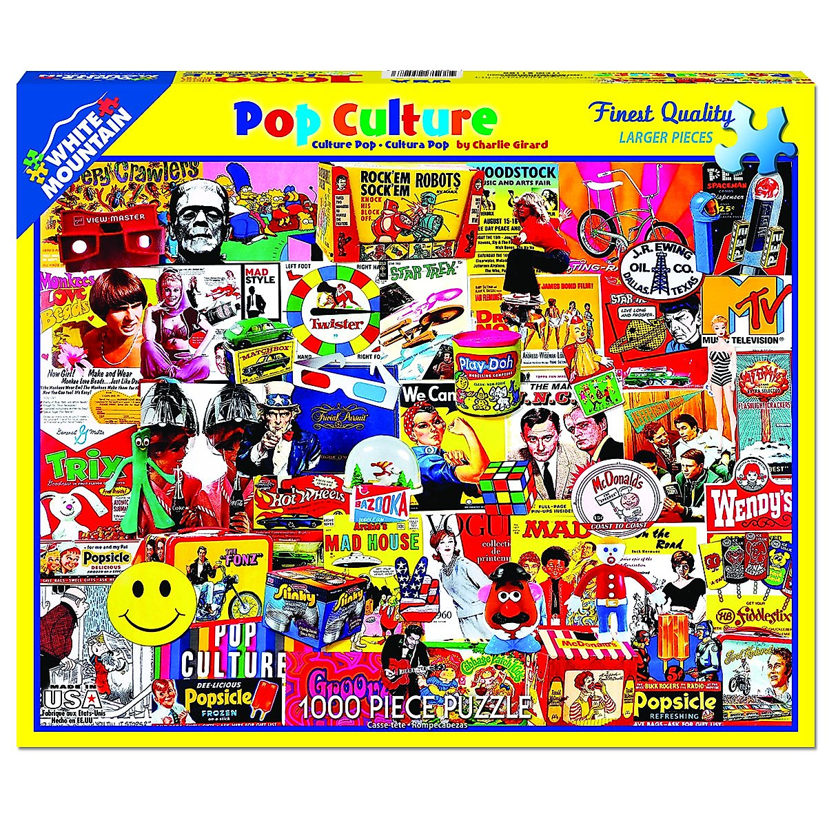 White Mountain Puzzles Pop Culture - 1000 Piece Jigsaw Puzzle