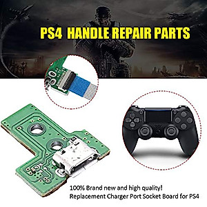 USB Charging Port Board 14 Pin JDS-030 for PS4 Controller Dualshock Flex Cable Green
