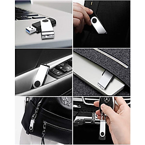 10 Pack 512MB USB Flash Drives Gift Stick Business Bidding Thumb Drive USB 2.0 high Speed Pen Drives (512MB, Red)