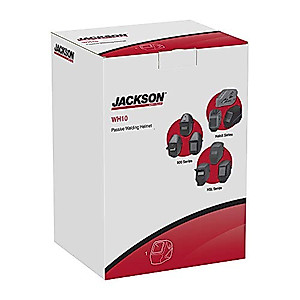 Jackson Safety 14975 W10 HSL 100 Black Passive Welding Helmet, 5-1/4" Length x 4-1/2" Width (Pack of 4)