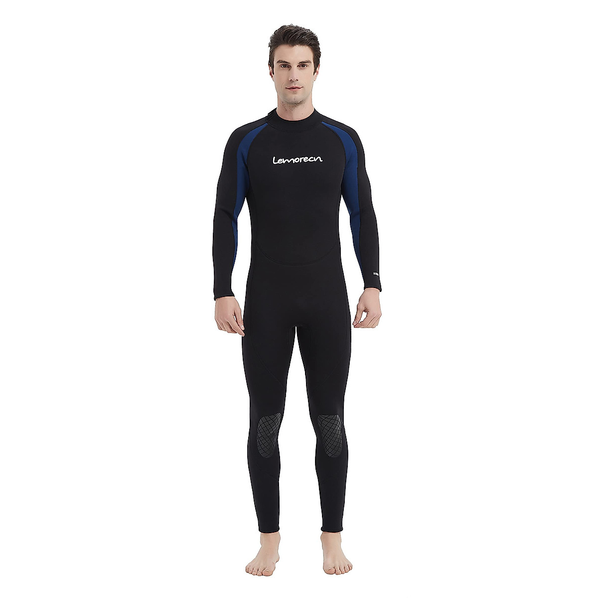 Lemorecn Wetsuits Jumpsuit Neoprene 3/2mm Full Body Diving Suit(3031,XL)