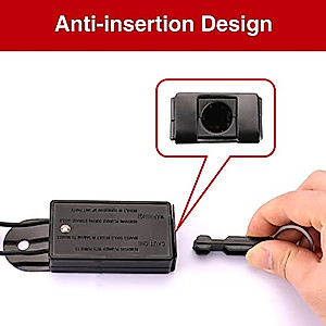 OminEco Trailer Breakaway Switch with 4 Feet Coiled Cable, Electric Brake Switch Used for RV Towing Trailer