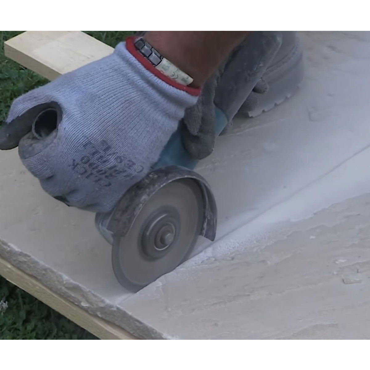 4'' Diamond Blade for Angle Grinder - Diamond Cutting Wheel for Dry and Wet Cutting Stone, Marble, Granite, Brick, Masonry, Paving Flag, Concrete, Ceramic