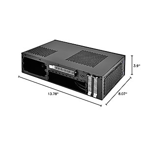 SilverStone Technology ML09B Small Form Factor Mini-ITX Computer Case with SFX Support ML09B-x
