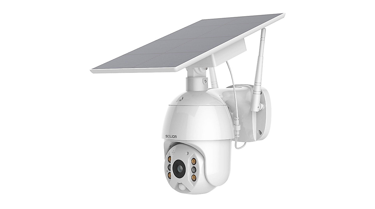 SOLIOM S600 Outdoor Security Camera – Wireless WiFi 360° Pan & Tilt