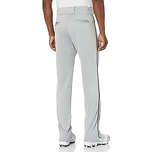 Rawlings | LAUNCH SERIES Full Length Baseball Pants | Adult Medium | Grey/Black