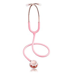 Scienlodic Professional Double Head Stethoscope Home Clinical Use Customized Gold-Plated High-end