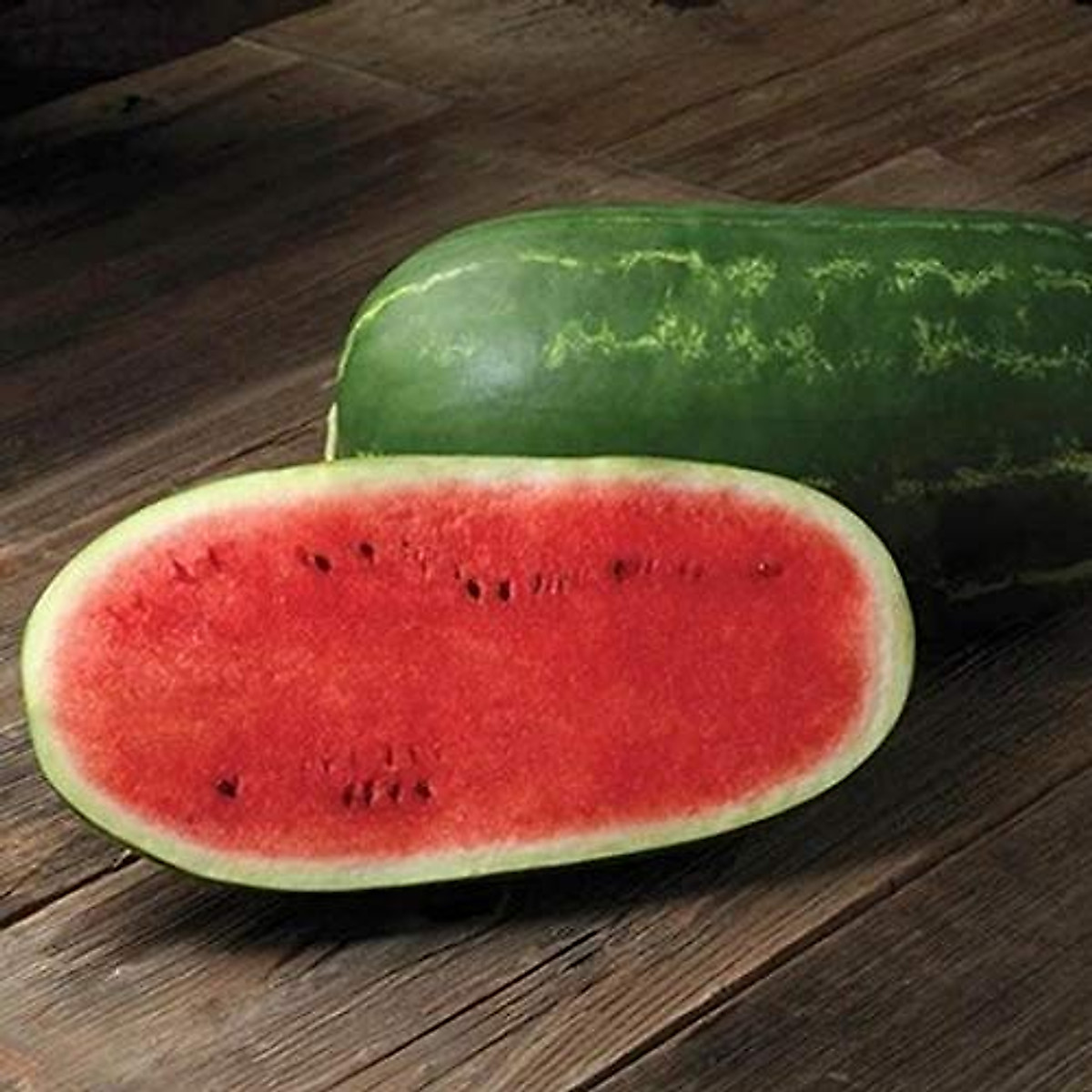 David's Garden Seeds Fruit Watermelon Cal Sweet 1298 (Red) 50 Non-GMO, Heirloom Seeds
