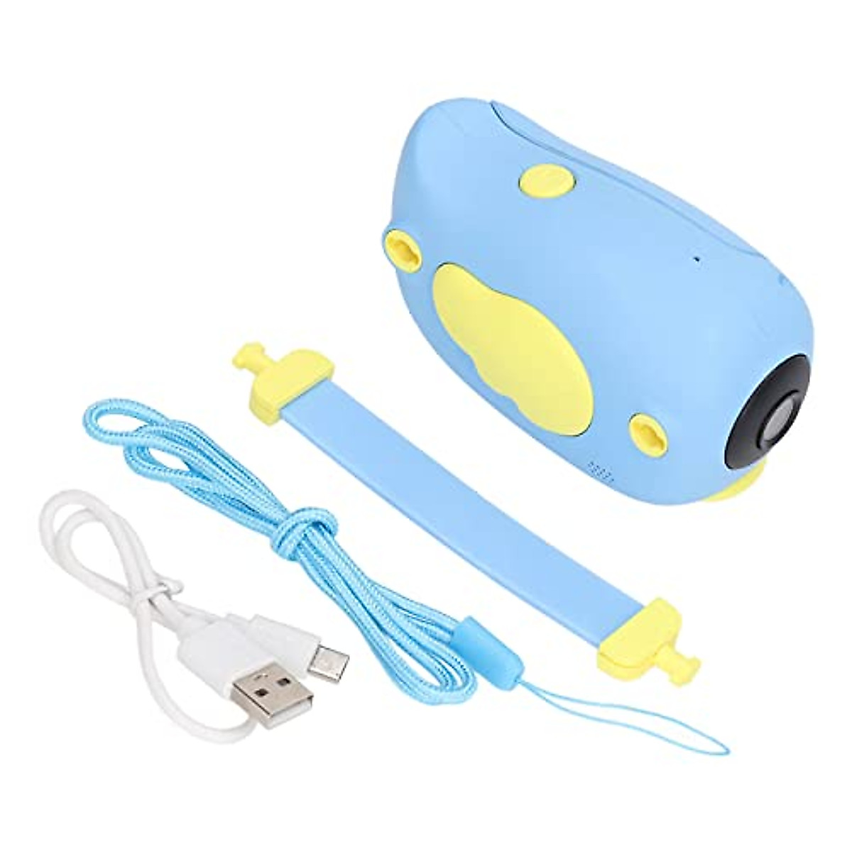 Jeanoko Mini Children Camera, Kids Digital Camera Timed Photo Multifunctional 2in TFT Display Screen Easy to Operate with 400Mah Battery for Child Education(Blue)